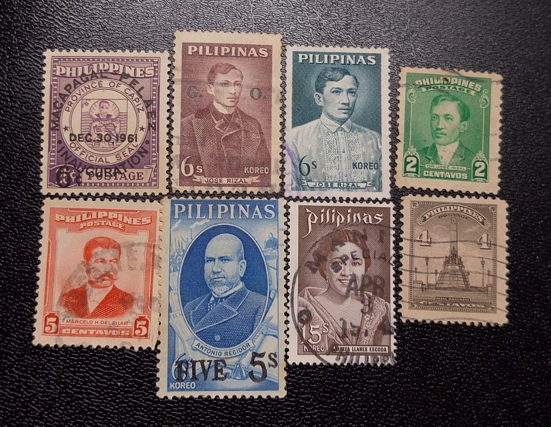 Lot of 8 Philippine old Stamp, Hobbies & Toys, Memorabilia ...