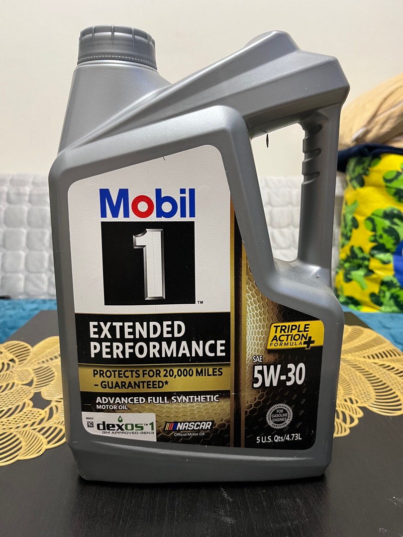 Mobil 1 Engine Oil, Car Parts & Accessories, Maintenance Fluids and ...