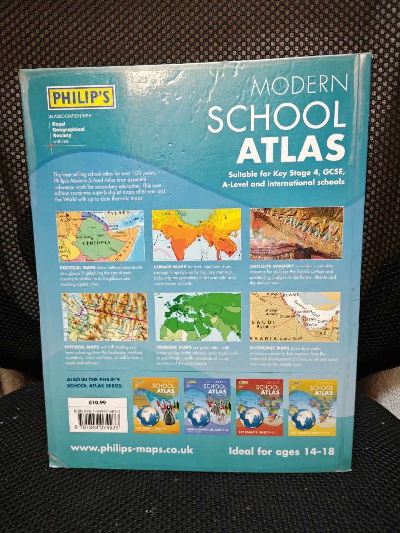 Modern School Atlas, Hobbies & Toys, Books & Magazines, Textbooks on ...