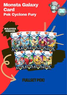 AA/AR pek opened confirmed Monsta Galaxy Card Pek Cyclone Fury, Hobbies ...