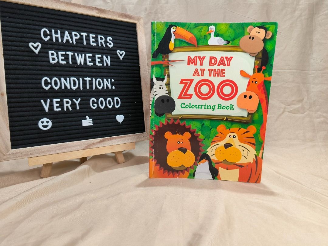 My Day at the Zoo Colouring Book, Hobbies & Toys, Books & Magazines ...