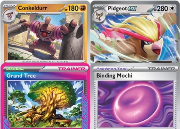 Pokemon TCG Conkeldurr Pidgeot ex Deck with Grand Tree ACESPEC, Hobbies ...
