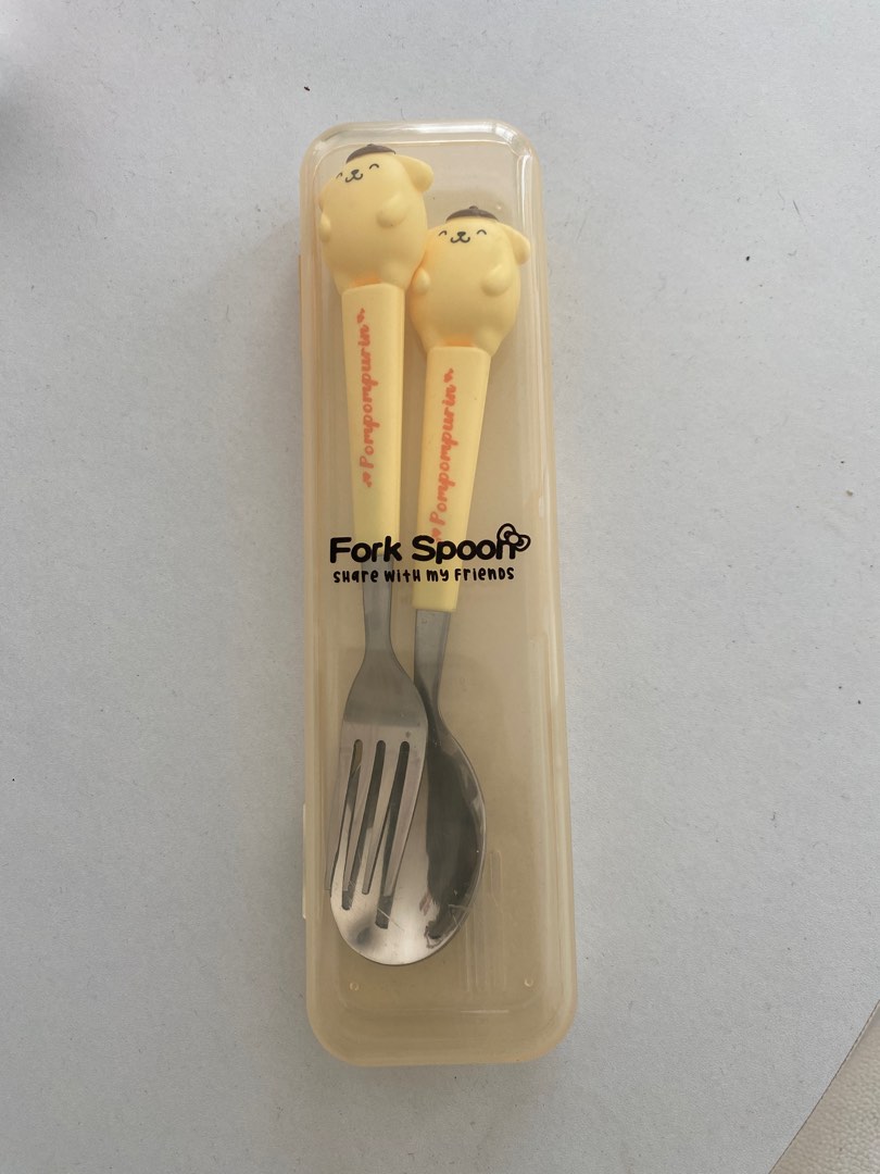 Pompompurin purin cutlery spoon fork, Furniture & Home Living ...