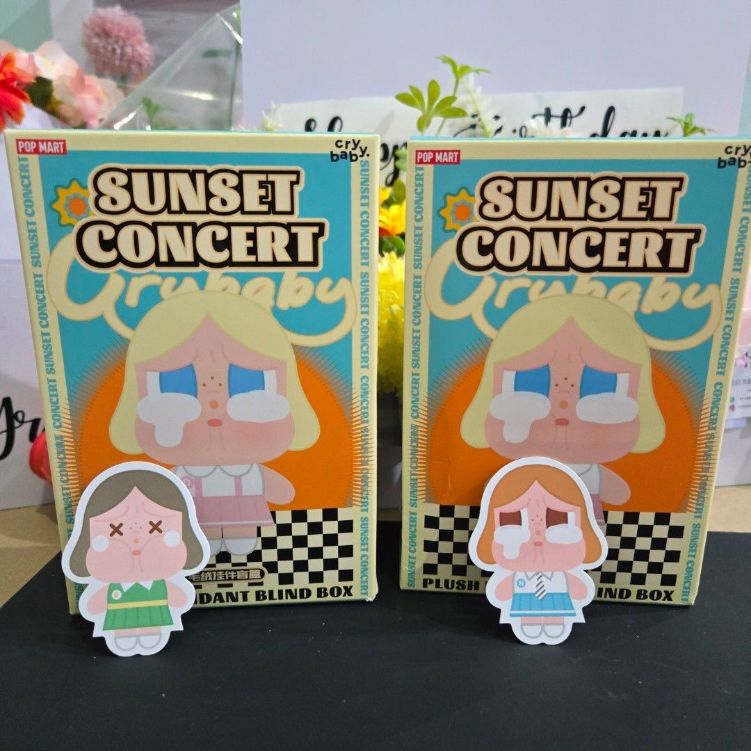 POP MART CRY BABY SUNSET CONCERT READY STOCK, Toys & Collectibles ...