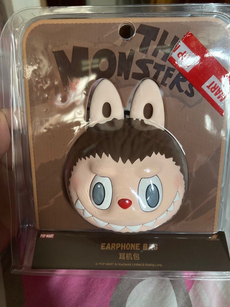 Popmart Labubu Thé monster earphone bag, Hobbies & Toys, Toys & Games ...