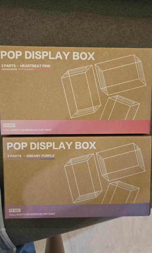 Popmart pop display box, Hobbies & Toys, Toys & Games on Carousell