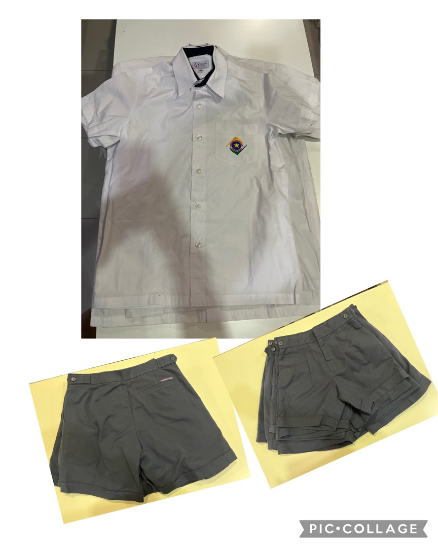 Punggol View Primary School Uniform Shorts (Size 26 / 32), Babies ...