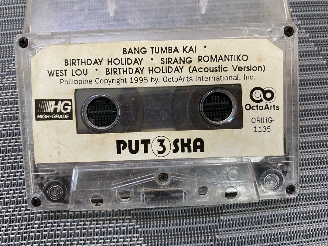 PUT3SKA - Self-Titled Album - OPM RARE Original Music Cassette Tape ...