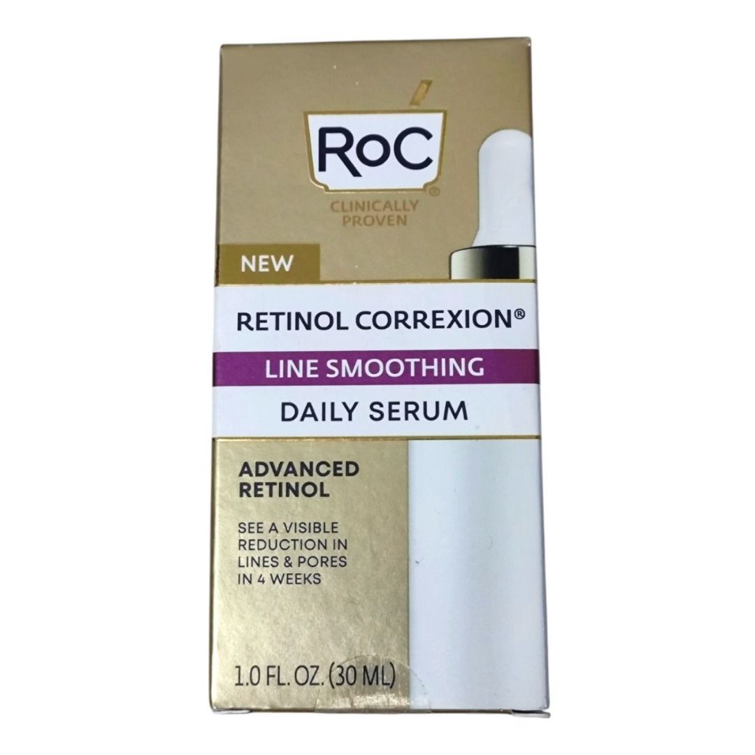 RoC Retinol Correxion Pore Refining Line Smoothing Serum, Daily Anti ...