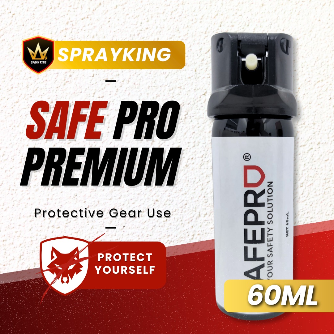 Safepro 60ml Personal Safety Defense Wolf Spray + Personal Alarm ...