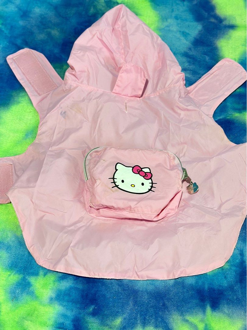 Sanrio Original Hello Kitty Pet Raincoat (Medium) for medium size dogs ...