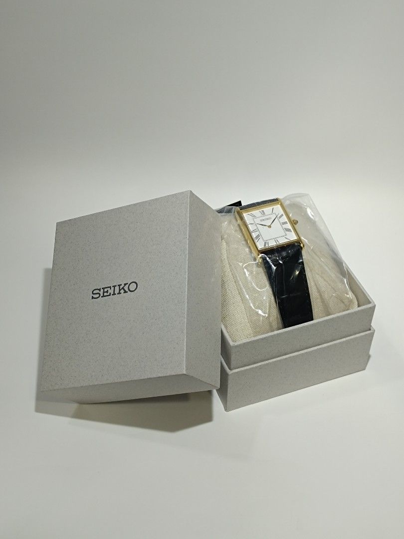 Seiko Gold Tank SWR052, Men's Fashion, Watches & Accessories, Watches ...