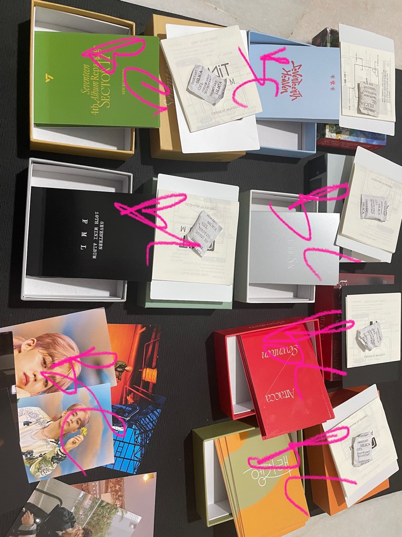 Seventeen kit album pc set, Hobbies & Toys, Collectibles & Memorabilia ...