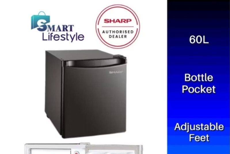 Sharp mini bar fridge 60L ,SJM60MK refrigerator,under warrenty., TV ...