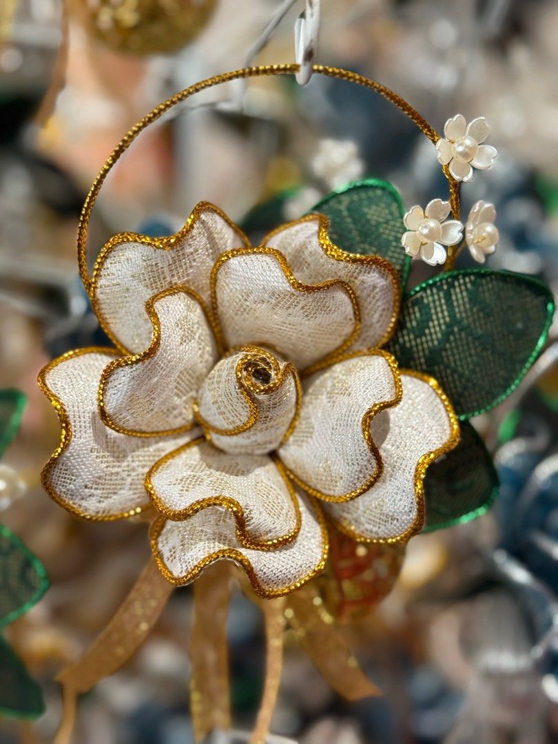 Songket Bunga Pahar Gantung, Hobbies & Toys, Stationery & Craft ...