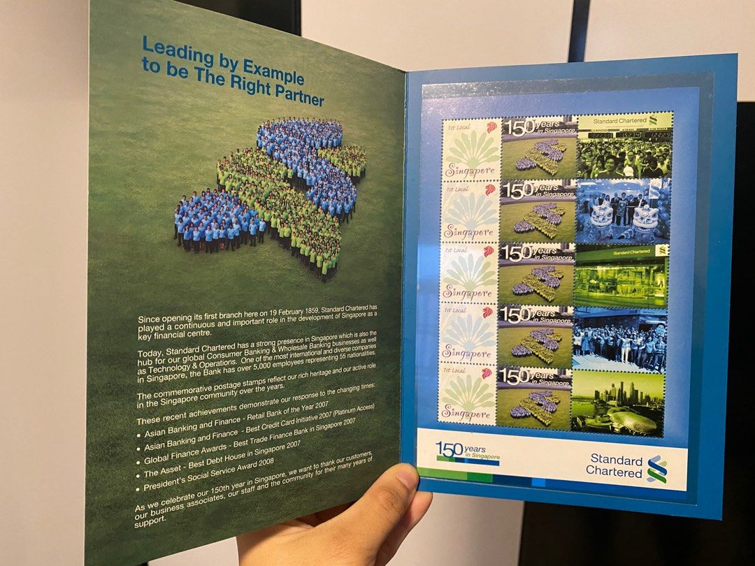 Standard Chartered Bank Stamps 150 years Anniversary, Hobbies & Toys ...