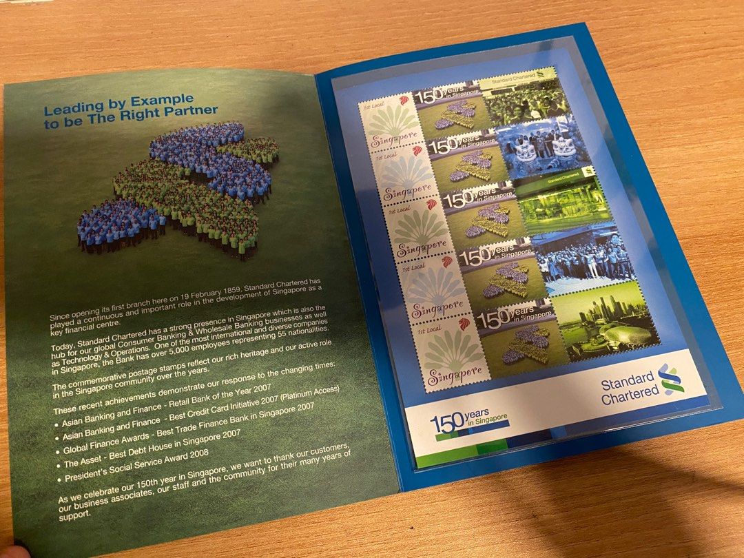 Standard Chartered Bank Stamps 150 years Anniversary, Hobbies & Toys ...