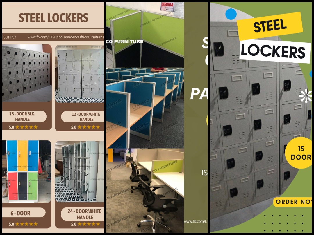 STEEL LOCKERS OFFICE PARTITION FURNITURE SUPPLY, Furniture & Home ...