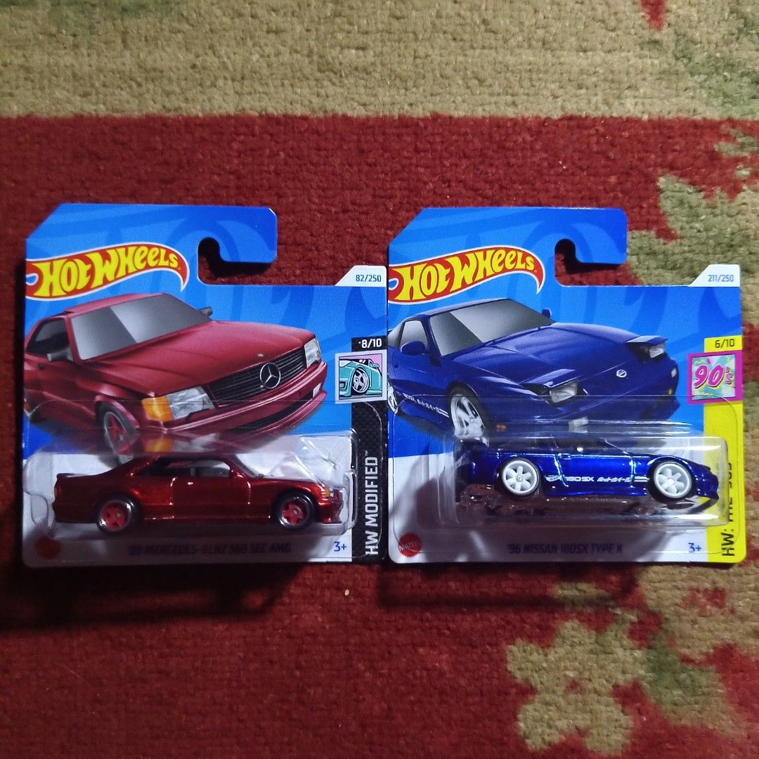 STH SC Hotwheels Super Treasure Hunt Short Card '89 Mercedes-Benz 560 ...