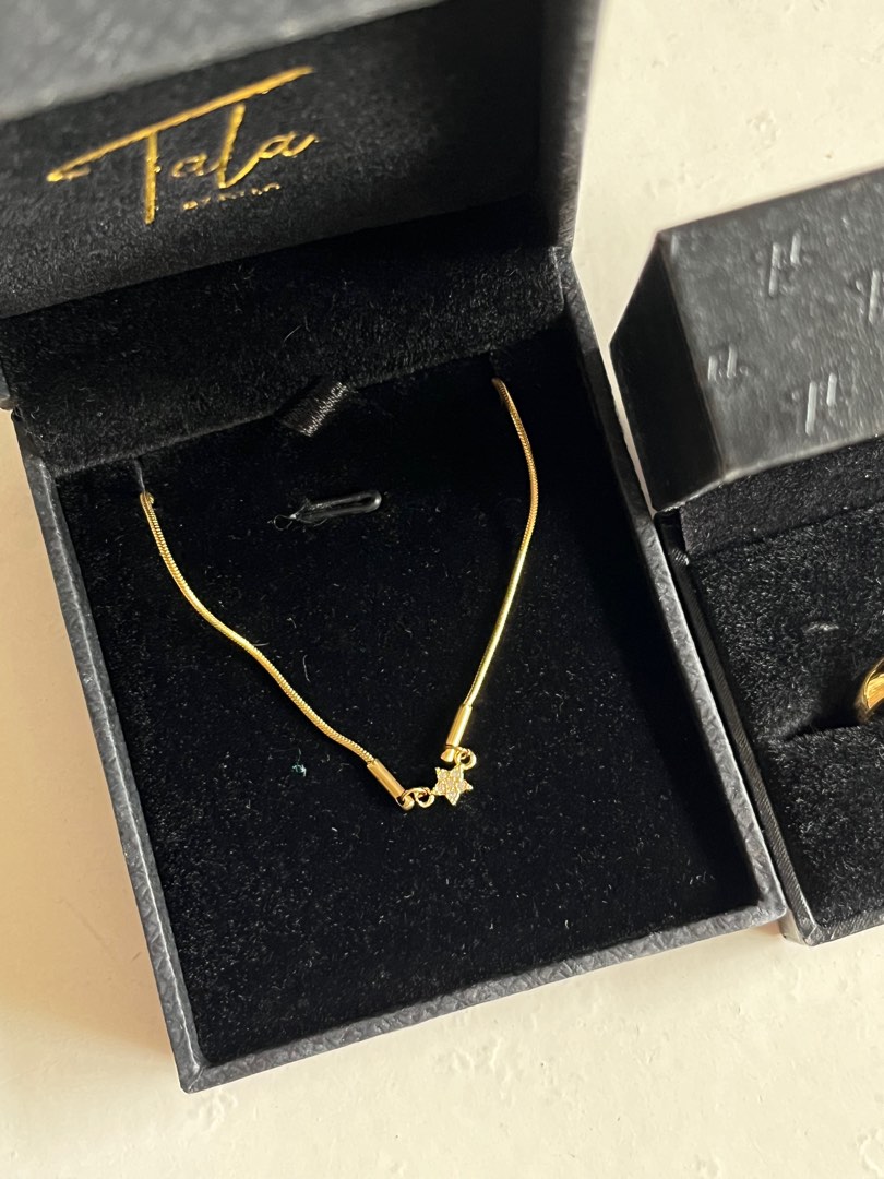 tbk tala by kyla dainty star necklace with FREE tbk gold ring, Women's ...