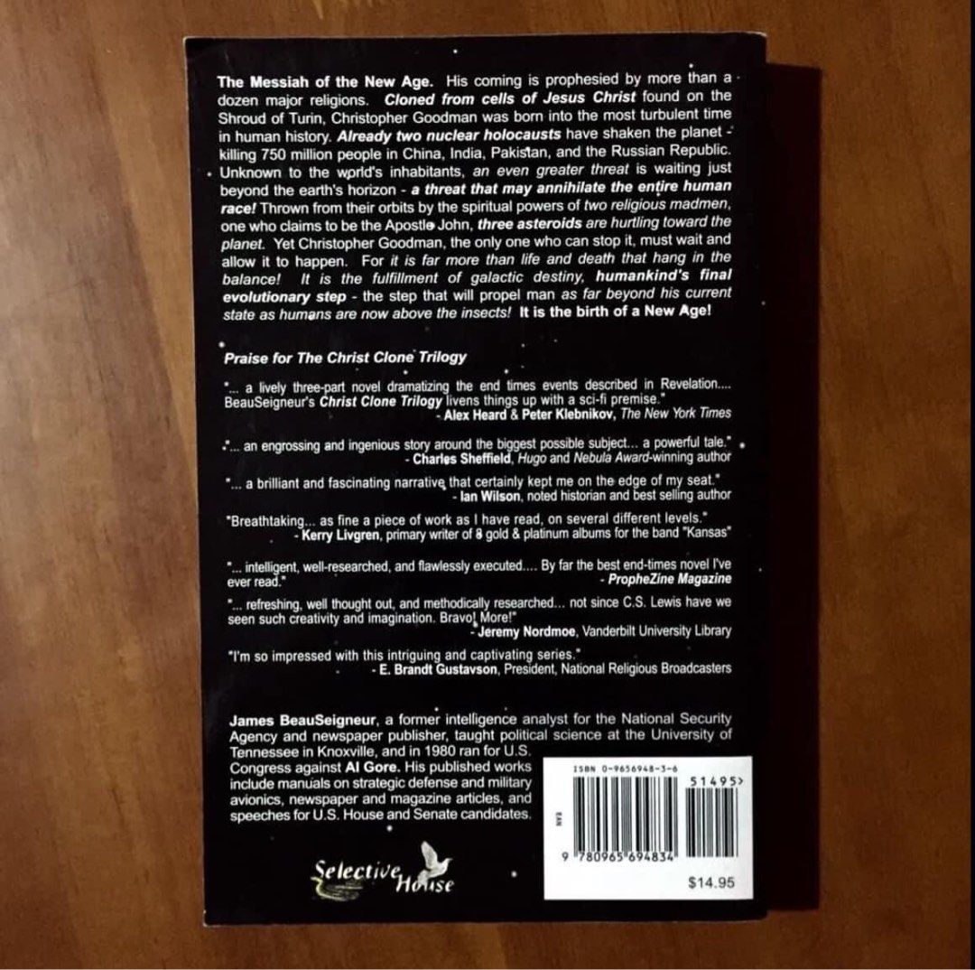 The Christ Clone Trilogy by James BeauSeigneur (Christian Literature ...