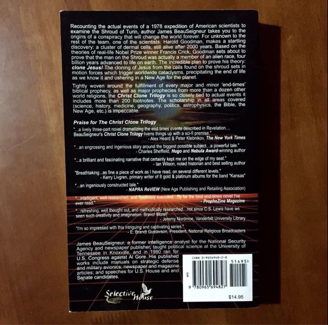 The Christ Clone Trilogy by James BeauSeigneur (Christian Literature ...