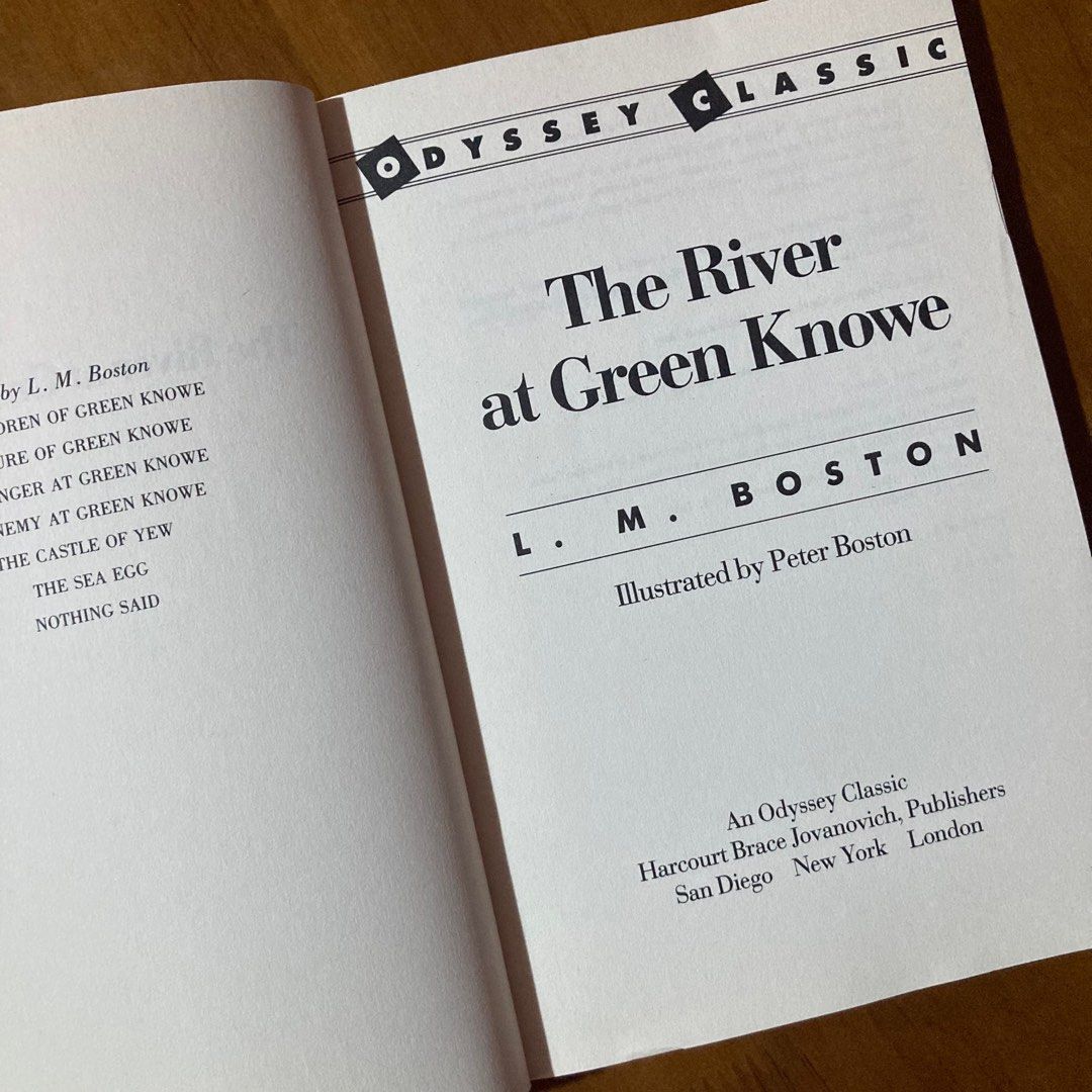 The River At Green Knowe by L. M. Boston, Illustrated by Peter Boston ...