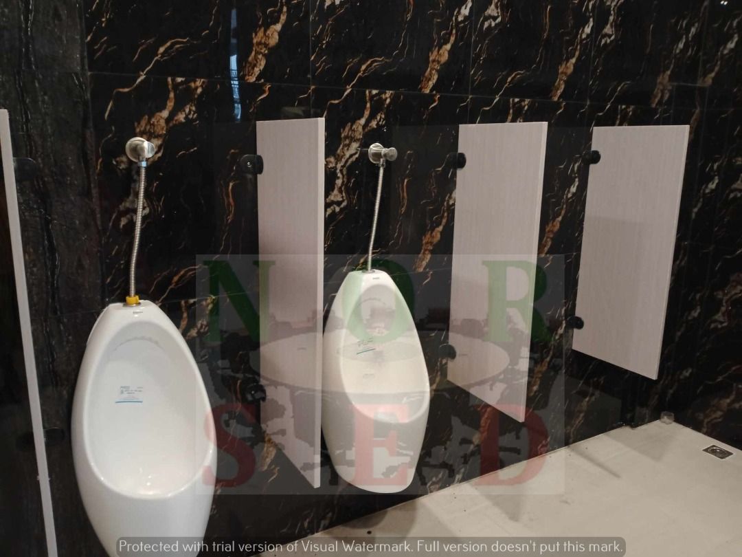 Toilet Partition Phenolic Board 12 mm with PWD, Slop Sink, Urinal ...