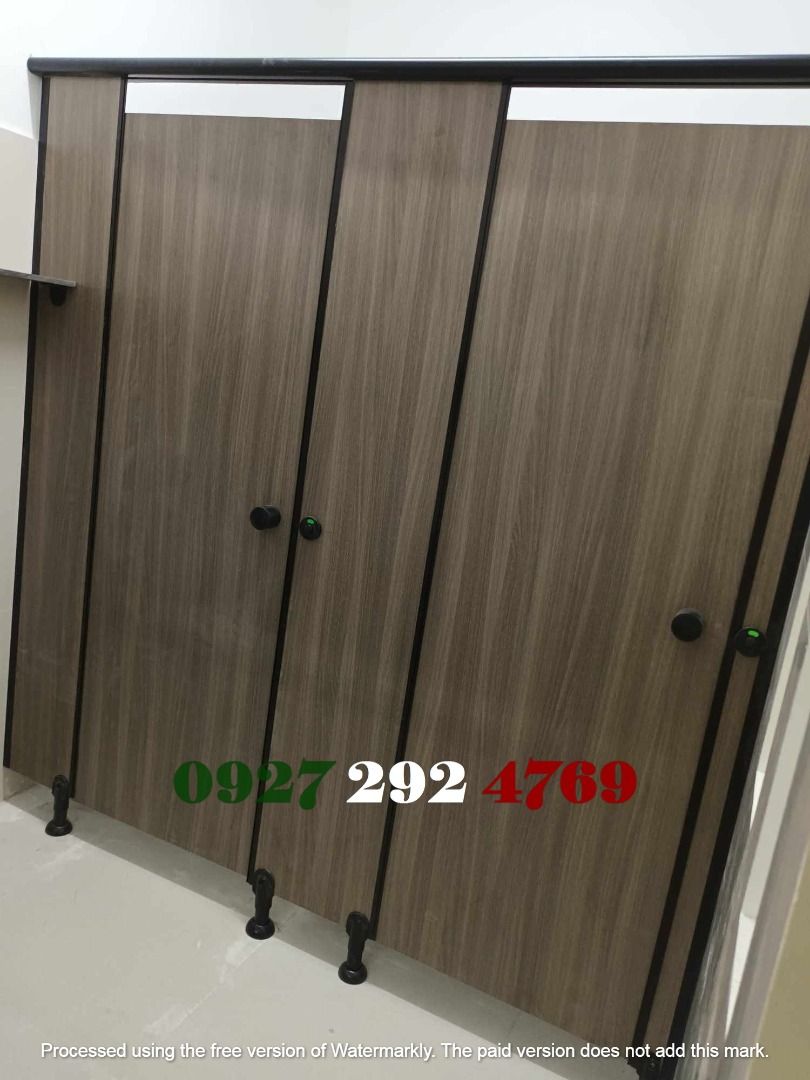 Toilet Partition Phenolic Board 12 mm with PWD, Slop Sink, Urinal ...