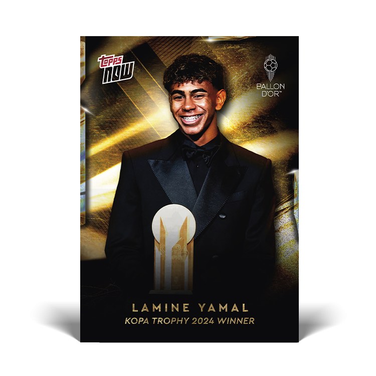 Topps Now Lamine Yamal - 2024 Kopa Trophy Winner Base card, Hobbies ...