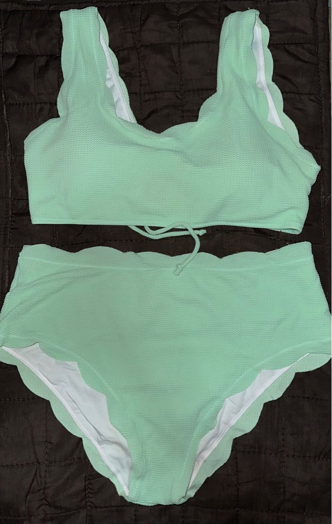 TWO PIECE SWIMWEAR (PLUS SIZED), Women's Fashion, Swimwear, Bikinis ...