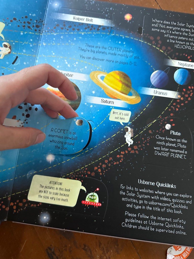 Usborne see inside the solar system - brand new kids book import - buku science anak, Buku ...