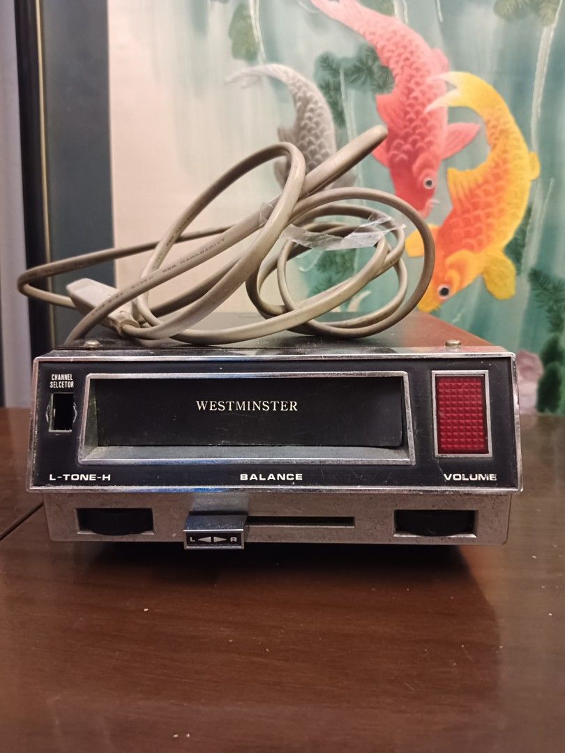 Vintage 8 track car player, Audio, Other Audio Equipment on Carousell