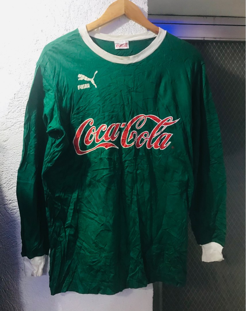Vintage Coca Cola x Puma Long Sleeve, Men's Fashion, Activewear on ...
