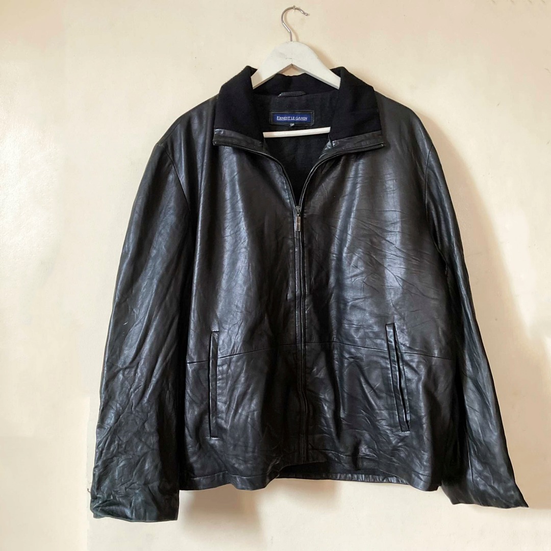 Vintage Ernest Le garmin Real leather jacket, Men's Fashion, Coats ...