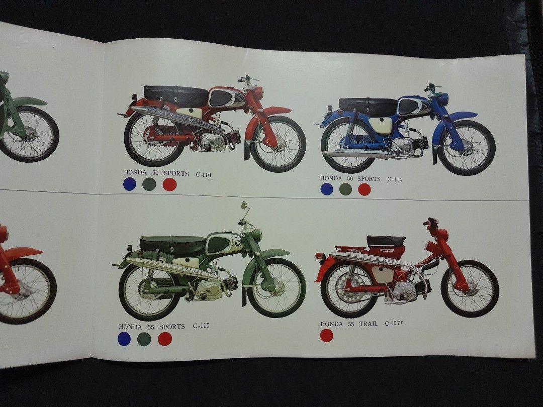 Vintage original pamphlet Honda, Hobbies & Toys, Collectibles ...