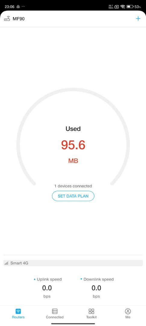WiFi: ZTE MF90 4G/LTE uFi (unified WiFi) Mobile/Portable Hotspot Device ...