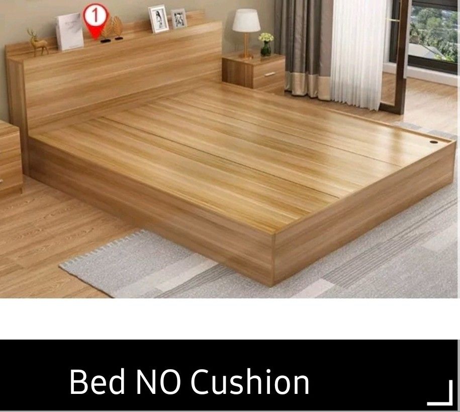 *WM / PO +-40d* Tatami Bed Frame ONLY [NO cushion at headboard+NO side ...