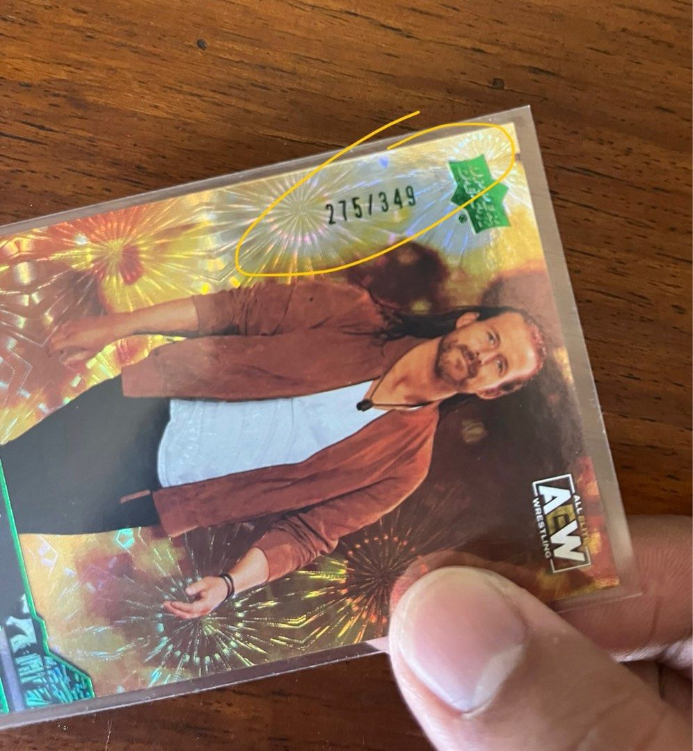 AEW Card of Adam Cole - 2023 Upper Deck - Numbered & Parallel Card ...