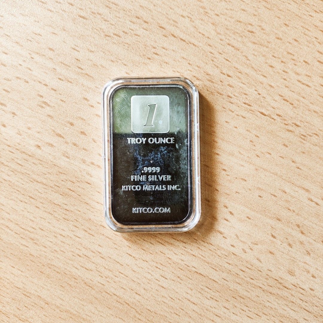 1 oz Kitco silver bar .999, Everything Else, Others on Carousell