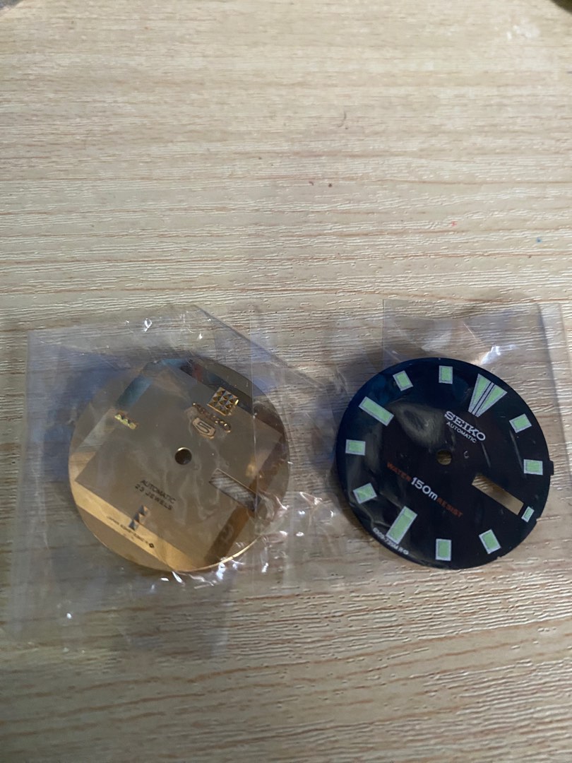 2 pcs Seiko Replacement Dial, Men's Fashion, Watches & Accessories ...
