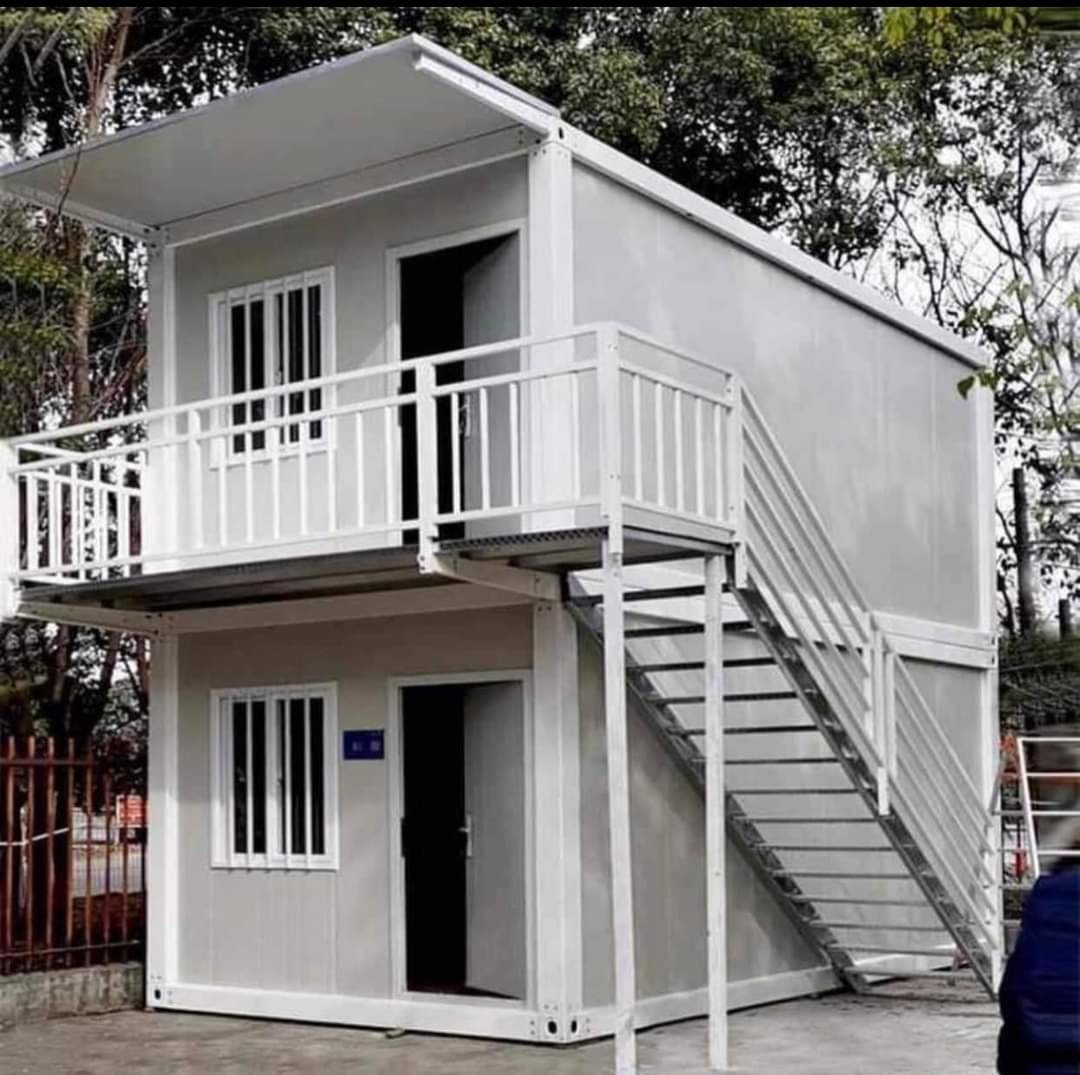 2-Storey Prefab House, Commercial & Industrial, Construction & Building ...
