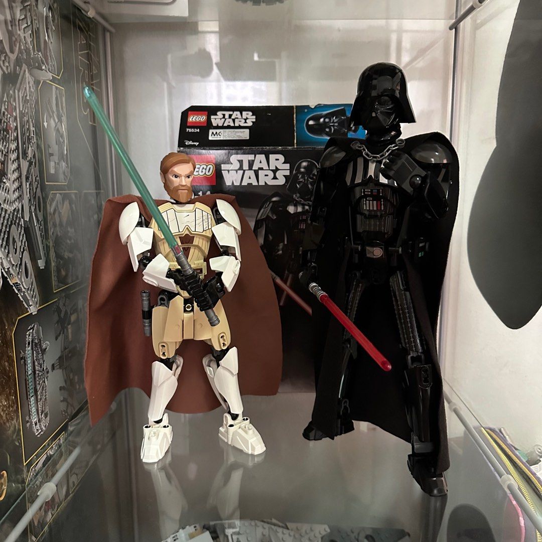 75534 LEGO STAR WARS DARTH VADER (WITH BOX) + 75109 OBI WAN KENOBI (NO ...