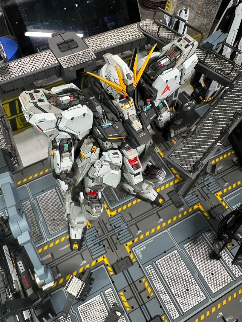 財喵喵 GK 1/100 MG Nu Gundam Ver Ka Rx93 pg hg rg Bandai 解體匠機, 興趣及遊戲, 玩具 & 遊戲類 - Carousell