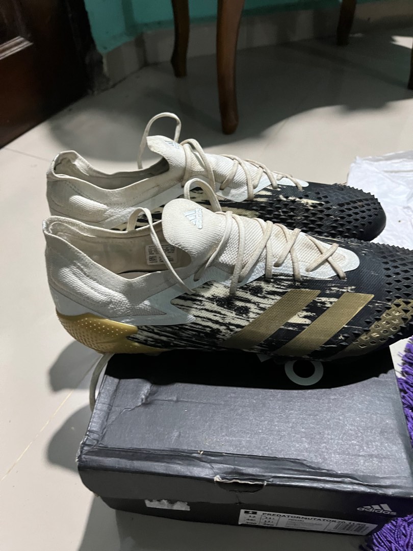 Adidas first gred boots, Men's Fashion, Footwear, Boots on Carousell