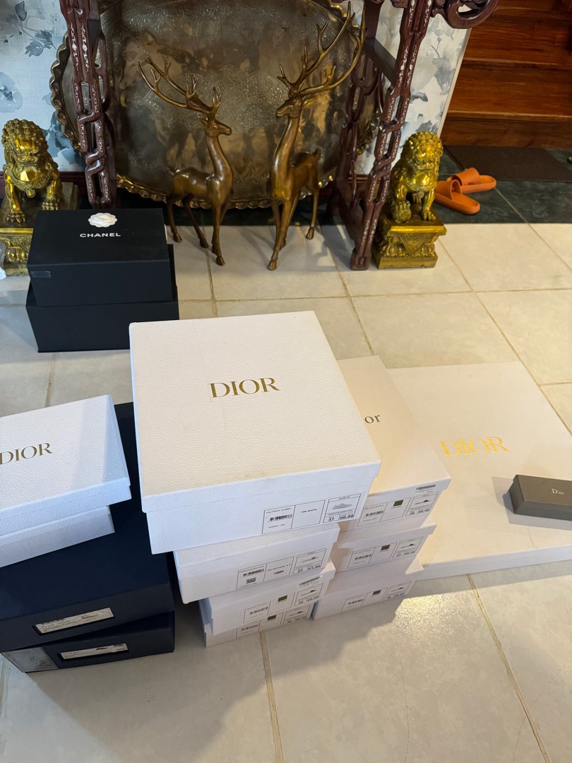 Authentic Dior Shoe Boxes Take All, Luxury, Sneakers & Footwear on ...