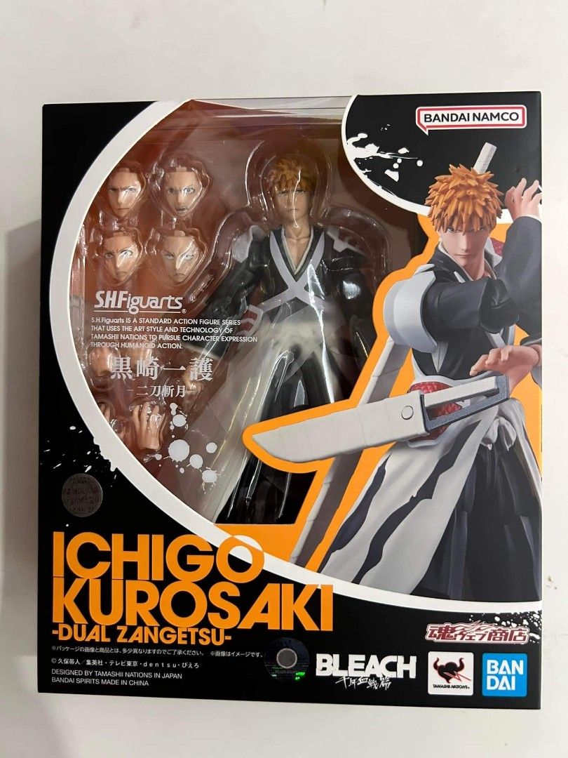 BANDAI SHF ICHIGO KUROSAKI -DUAL ZANGETSU-, Video Gaming, Video Games ...