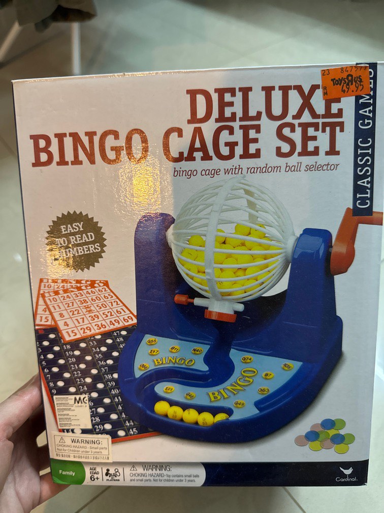 Bingo cage set deluxe, Hobbies & Toys, Toys & Games on Carousell
