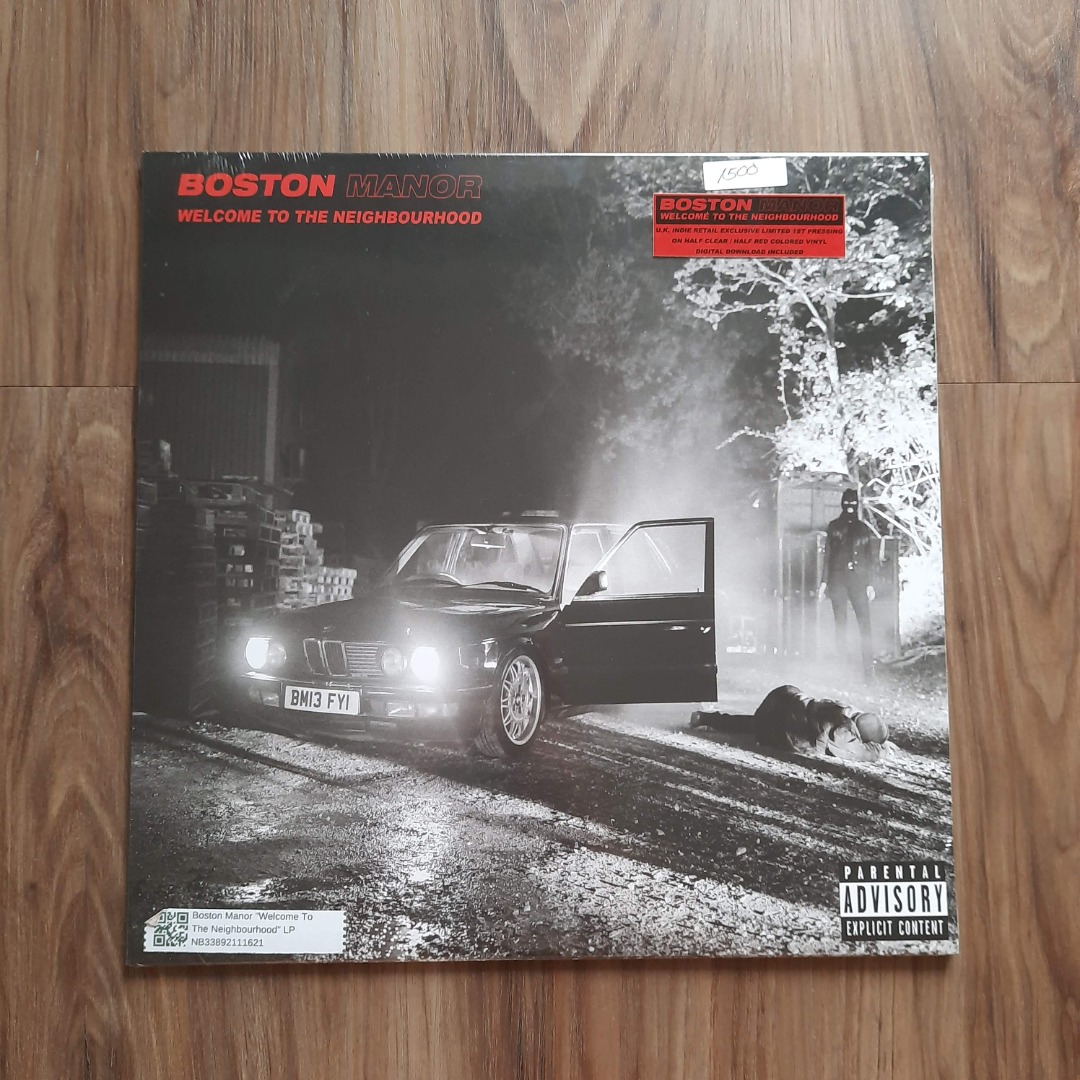 Boston Manor - Welcome To The Neighbourhood (Vinyl LP Half Clear Red ...
