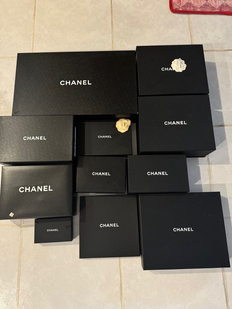 Chanel Boxes per pc or Take All, Luxury, Bags & Wallets on Carousell
